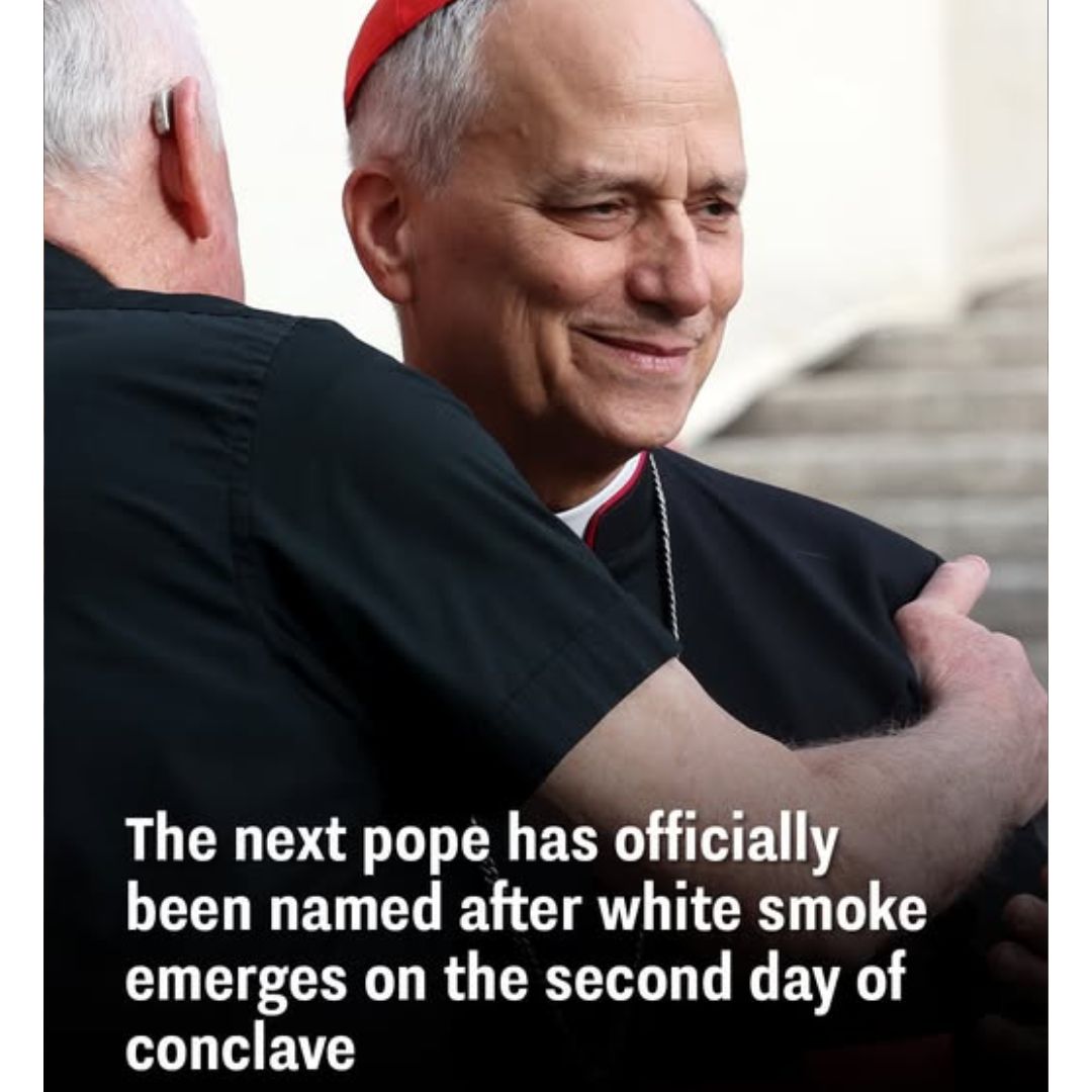 The next pope has officially been named after white smoke emerges on ...